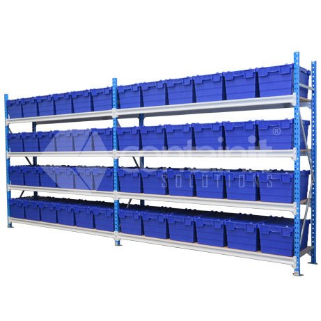 Storeman® Longspan Shelving with Attached Containers
